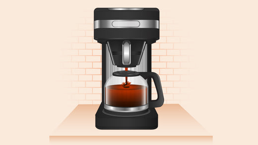 steeping coffee maker